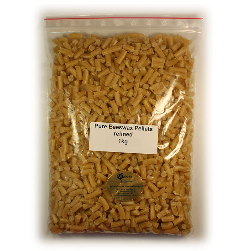 raw beeswax pellets